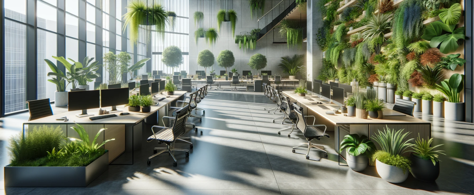 Breathing Life into Workspaces: The Art of Biophilic Design - Interior Plant Designs